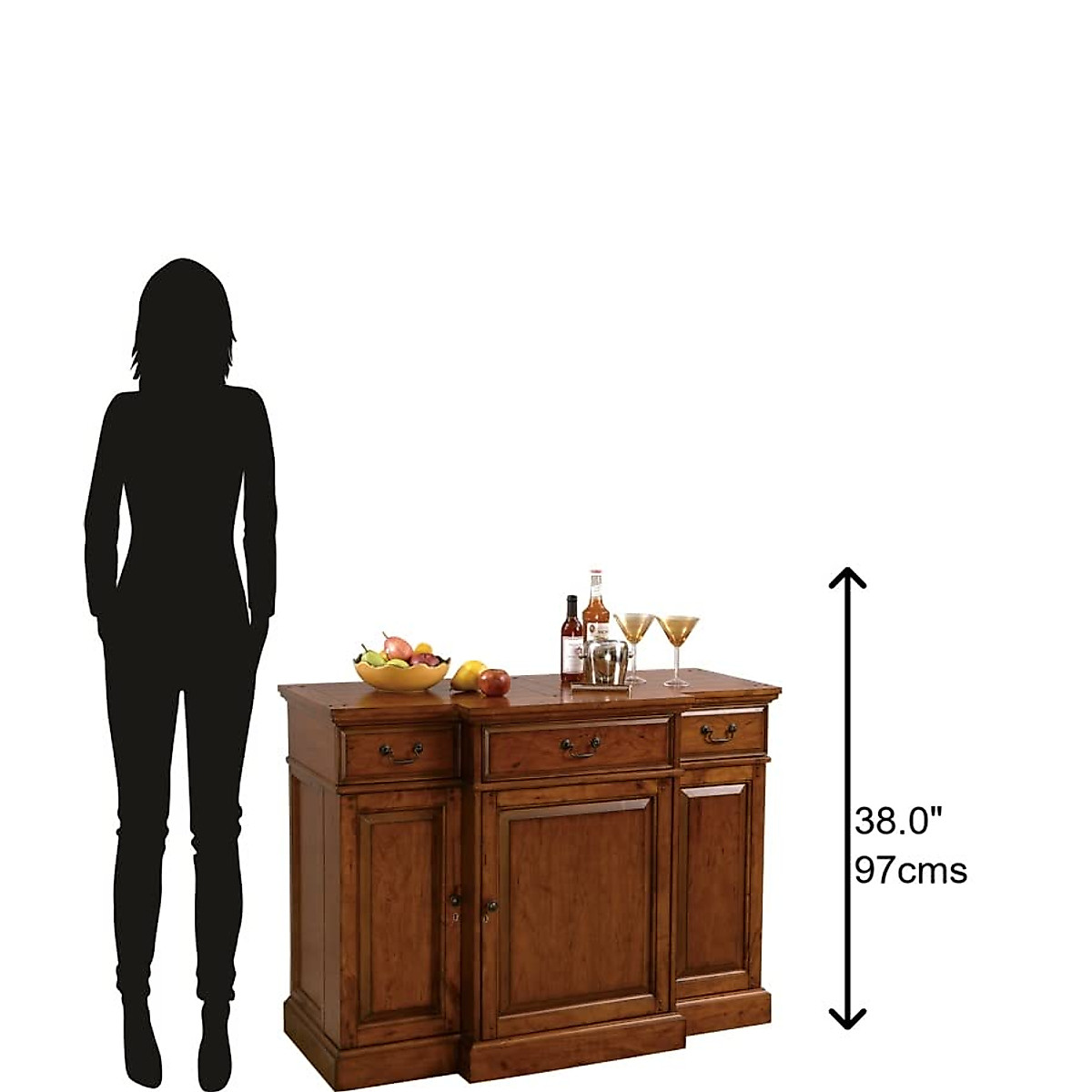 Howard Miller Modrich Wine and Bar Console 547-304