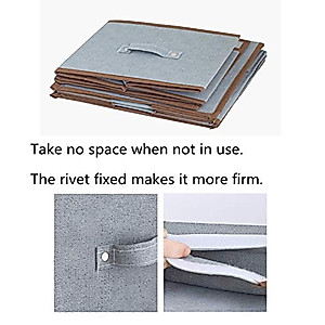 Adou 3 Shelf Hanging Closet Organizer 3 Drawers, Hanging Collasible Closet Storage Shelves, Canvas Hanging Closet Storage Organizer with Drawers for Clothing&Sweaters