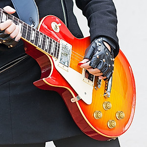 Nuanchu 20 Pieces Electric Guitar Knobs Top Hat Volume Tone Control Knobs Turning Guitar Knobs Speed Control Knob Vintage Pedal Control Knobs for Guitar Bass Instrument Parts Replacement, 5 Colors