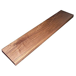 Woodchucks Wood Black Walnut Shelf @ 3/4 x 12 x 36 Inches