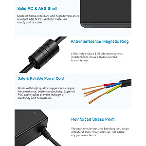 ALITOVE 36V Power Supply 4A 144W AC/DC Adapter 100~240V AC to DC 36 Volt 4 Amp Converter 36 vdc 4A 3.5A 3A 2A Transformer with 5.5mmx 2.5mm Plug for LED Lights Inkjet Printer Laser Engraver