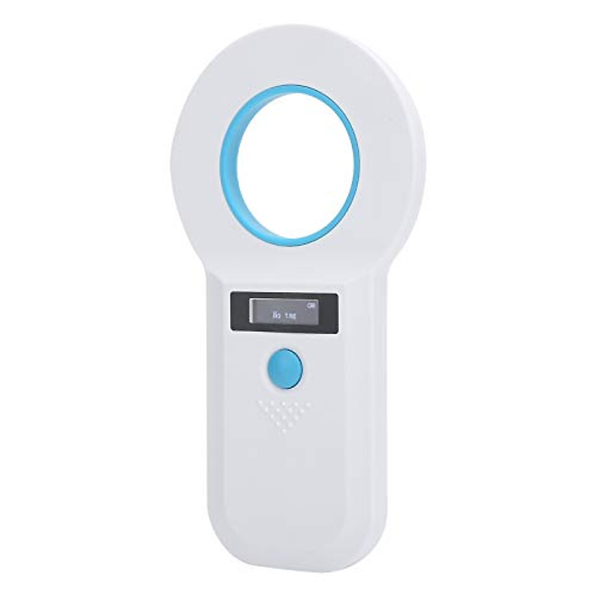 Microchip Scanner FDXB (ISO11784/85) EMID Animal Handheld Reader Pet ID Scanner, Pet ID Microchip Scanner, Cat Label Reader 134.2kHz (White)