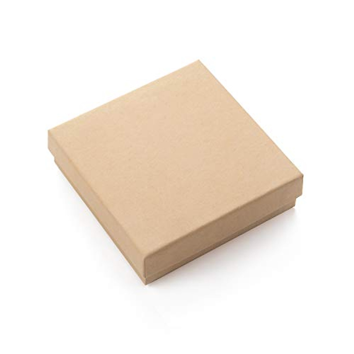 GEFTOL Jewelry Gift Boxes 40 Pack 3.5x3.5x1 Inch Cardboard Jewelry Boxes,Small Gift Boxes for Jewelry Earrings Necklaces Handmade Bangles Bracelets(Brown)