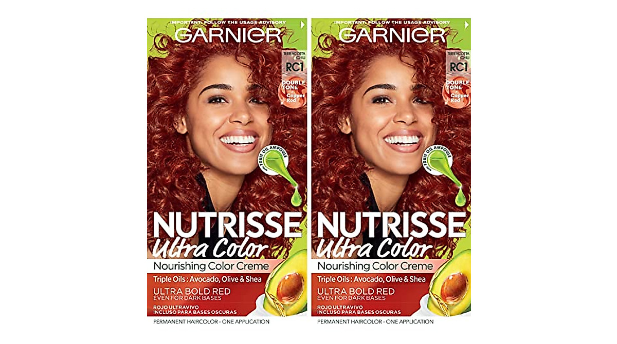 Garnier Nutrisse Ultra Color RC1 Med Copper Red - Vibrant & Nourishing