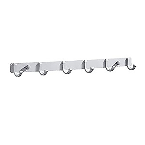 EYHLKM Robe Hook Wall Mounted Bathroom Towel Hook Black Aluminum Vintage Coat Hooks Hanger Single Decorative Bag Key Hat Clothes Rack