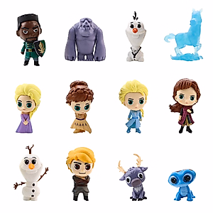 Frozen Cake Topper, 12Pcs Frozen Cake Decorations Action Figures, Frozen Action Figure, Mini Figurines Toy Frozen Cake Decoration for Kids Birthday Baby Shower Frozen Theme Party Supplies Birthday