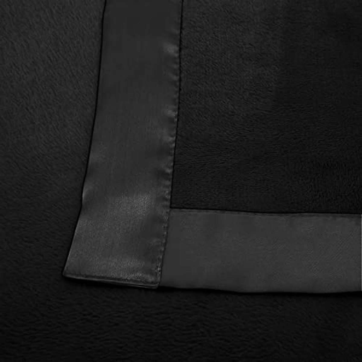 Pro Goleem Fleece Baby Blanket with 2 Inch Satin Trim Soft Anti-Static Plush Blanket for Boys and Girls Christmas Baby Gifts for Babies Black 30x40 Inch