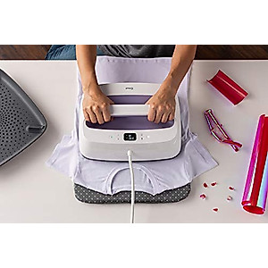 Cricut EasyPress 2 Heat Press Machine (12 in x 10 in), Ideal for T-Shirts, Tote Bags, Pillows, Aprons & More, Precise Temperature Control, Features Insulated Safety Base & Auto-Off, Lilac