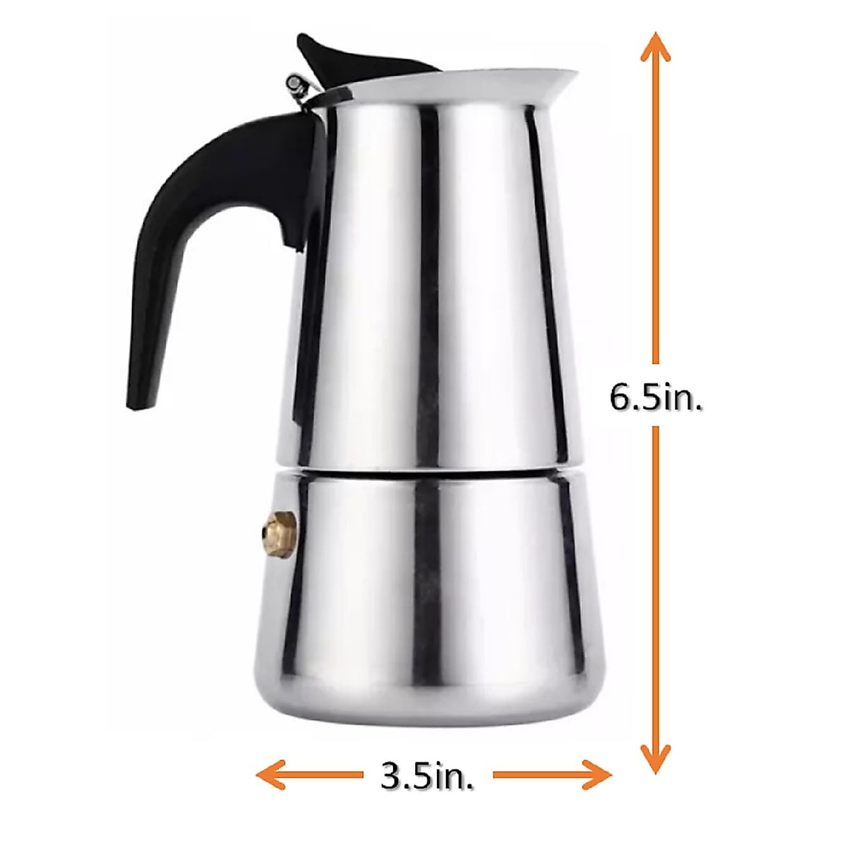 Moka Pot Coffee - Moka pots, Greca Coffee Maker, Cafetera Cubana, Stove Top Coffee Maker, Espresso Maker Stove Top, Mocha pots, Grecas de cafe, Mocha pot, Coffee Make (1 Std Cup)