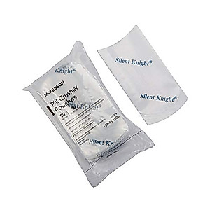 McKesson Pill Crusher Pouches, Single Use, Disposable, Clear, 50 Count, 20 Packs, 1000 Total, 50 Count, 20 Packs, 1000 Total