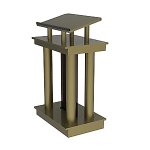 FixtureDisplays® Deluxe Podium Floor Standing Lectern Church Pulpit w/Elevated Reading Surface 14315-CLASSIC