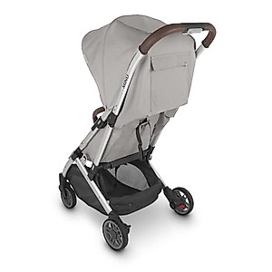 MINU V2 Stroller-Stella (Grey mélange/Silver/Chestnut Leather)