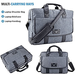 laptop Shoulder Bag Briefcase for Asus VivoBook Pro 17, for Inspiron 17, HP Envy/Pavilion 17, ThinkPad IdeaPad 17.3 Inch