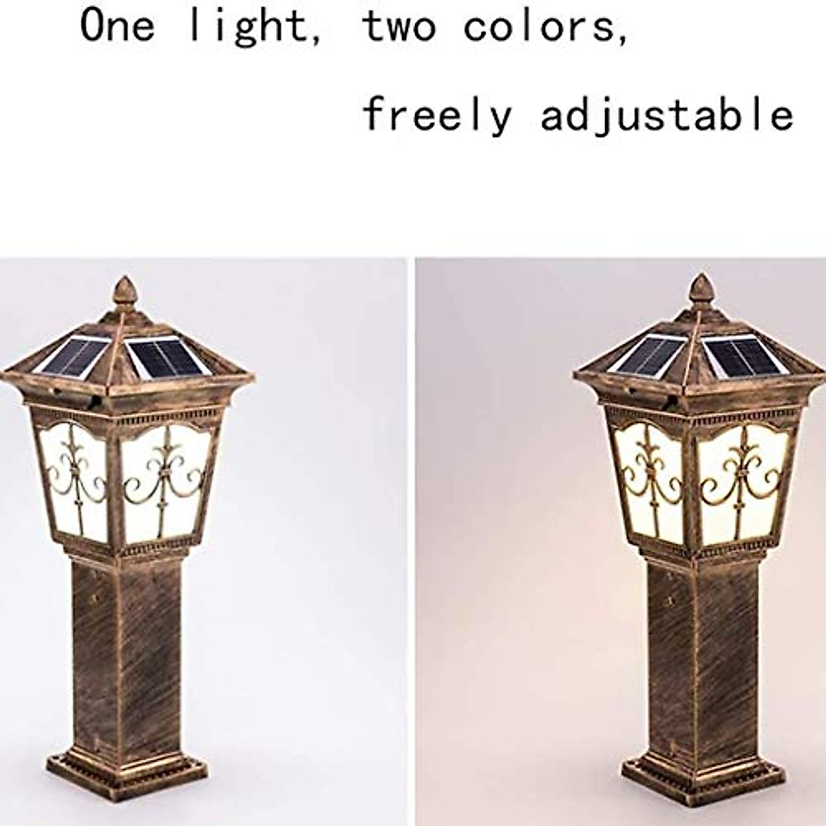 SPNEC Solar Garden Light, European-Style Garden Led Home Outdoor Garden Waterproof Grass Lamp