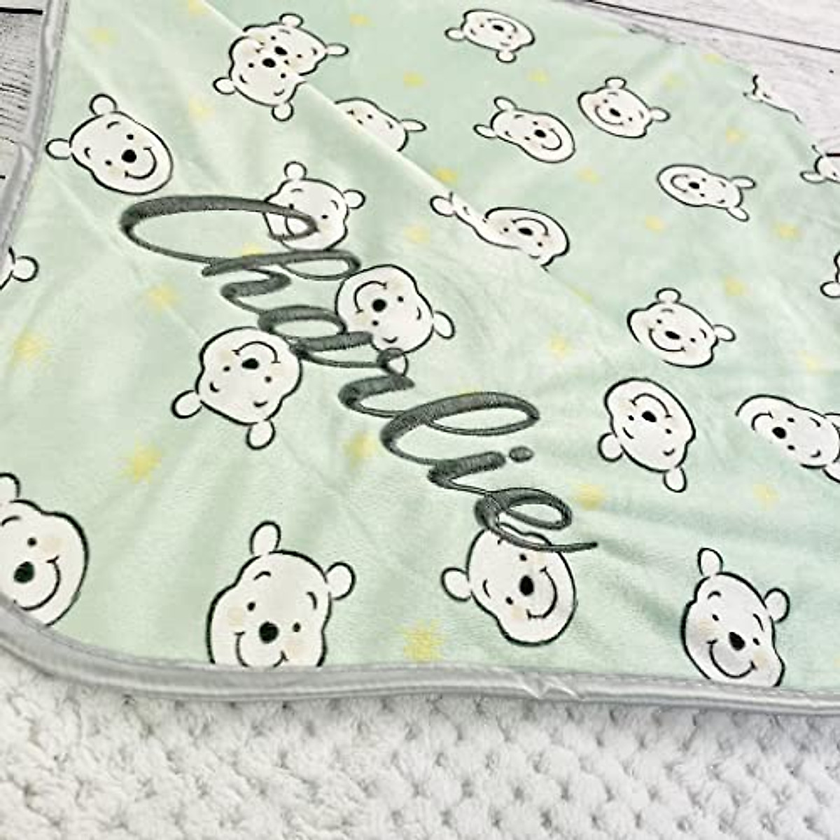 Personalized Disney Baby Blanket - Winnie The Pooh