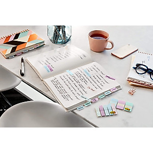 Post-it Durable Tabs, 36/pack, 24/case, 1 in Wide, Gradient Blue, Pink, Clear (686-GRDNT)