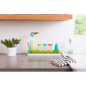 Boon Patch Countertop Drying Rack, Green