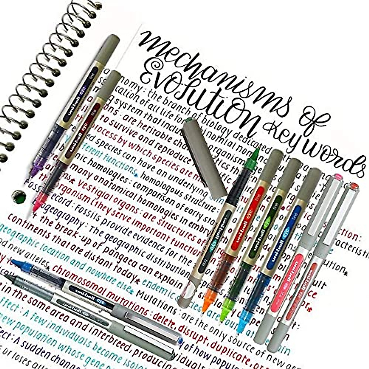 Uni-Ball EYE UB-157 Rollerball Pen 0.7mm Ball [Pack of 10] One of each colour