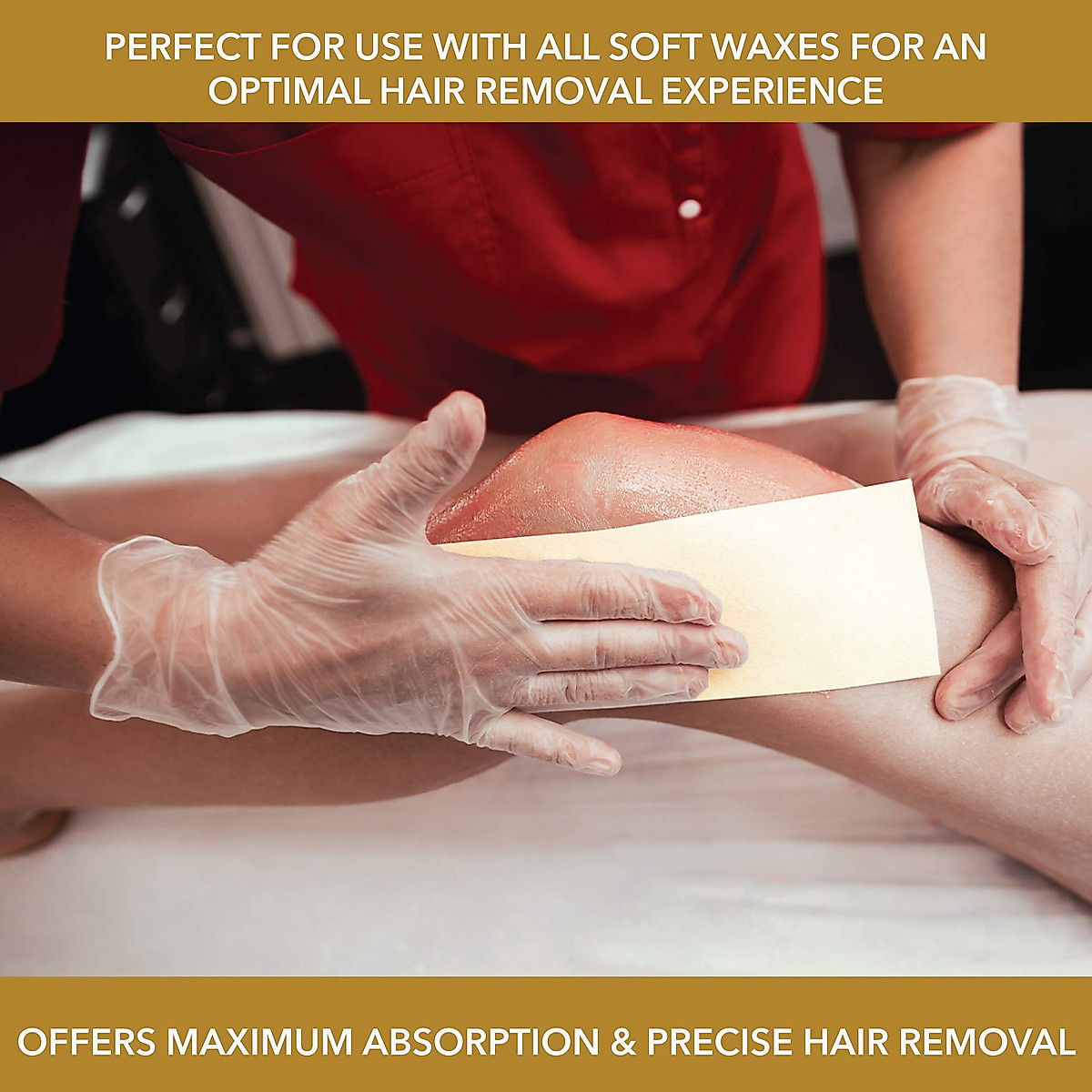 ForPro Professional Collection Natural Muslin Epilating Roll, Tear-Resistant, for Hair Removal, 3.25” W x 40 Yds