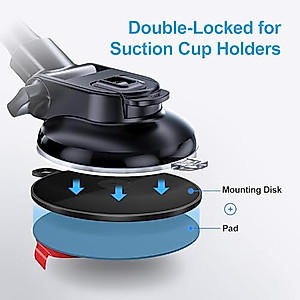 Dashboard Pad Mounting Disk for Suction Cup, 95mm (3.74") 3M Heat Resistant Adhesive Disc for Dash Camera Windshield Holder, GPS, Tablet, Car Phone Bracket Base with Sticky Adhesion Replacement 3 Pack