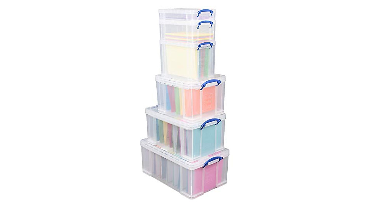 Really Useful Storage Box 35L Clear | Office & File Storage