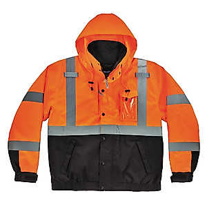 Ergodyne Standard Jacket, Orange, X-Large