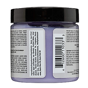 MANIC PANIC Virgin Snow Hair Toner - Classic High Voltage - Semi Permanent Blue Toner for Blonde, Bleached, Brassiness Orange Hair & Brassy Tones - Vegan, PPD & Ammonia-Free