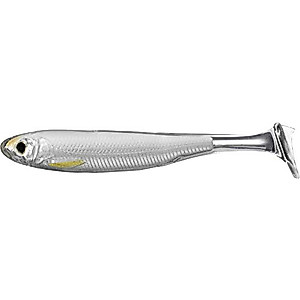 Live Target SRS125SK134 ICT Slow-Roll Shiner - Paddletail, 5", Multicolor