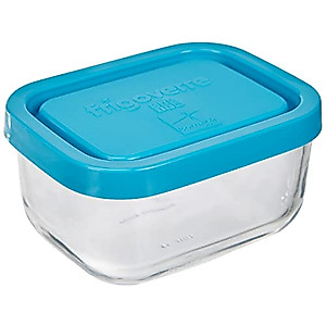 Bormioli Rocco Frigoverre 335180MA2321990 Food Container, Transparent, 9.7cm x 5cm