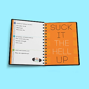 2023 No F*cking Excuses Fitness Tracker: 12-Month Planner to Crush Your Workout Goals & Get Shit Done Monthly (Thru December 2023) (Calendars & Gifts to Swear By)