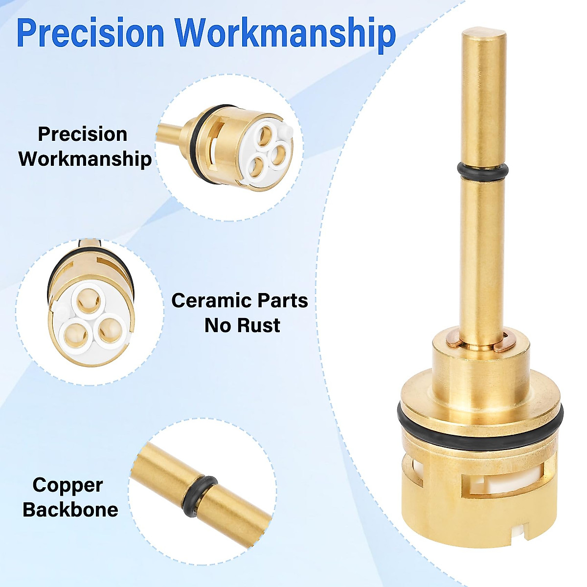 RP51919 6 Setting Diverter Cartridge, Works with Both Integrated and Individual Diverter Trims