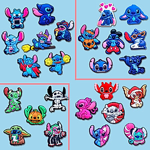 Zanerolan 25 40PCS Shoes Decoration Charms for Clog Decoration, Cartoon Charms Accessories (25)