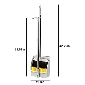Charella #m6C7Cl Brooms and Dustpan Set for Home Brooms and Dustpan Set Brooms Dustpan Set Brooms and Dustpan Combo for Office Stand U