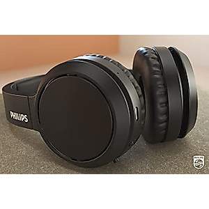 PHILIPS H4205 On-Ear Wireless Headphones with 32mm Drivers and BASS Boost on-Demand, Black