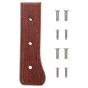 DOITOOL 2Pcs Wood Knife Scales Kitchen Knife Handle Replacement Kitchen Repair Handle for Sashimi Natural Wood Handle Replacement