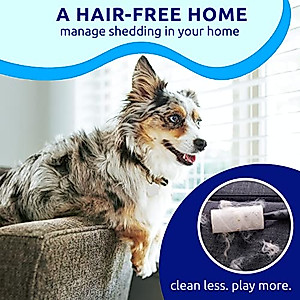 Pat Your Pet Deshedding Brush - Double-Sided Undercoat Rake for Dogs & Cats - Shedding Comb and Dematting Tool for Grooming, Extra Wide