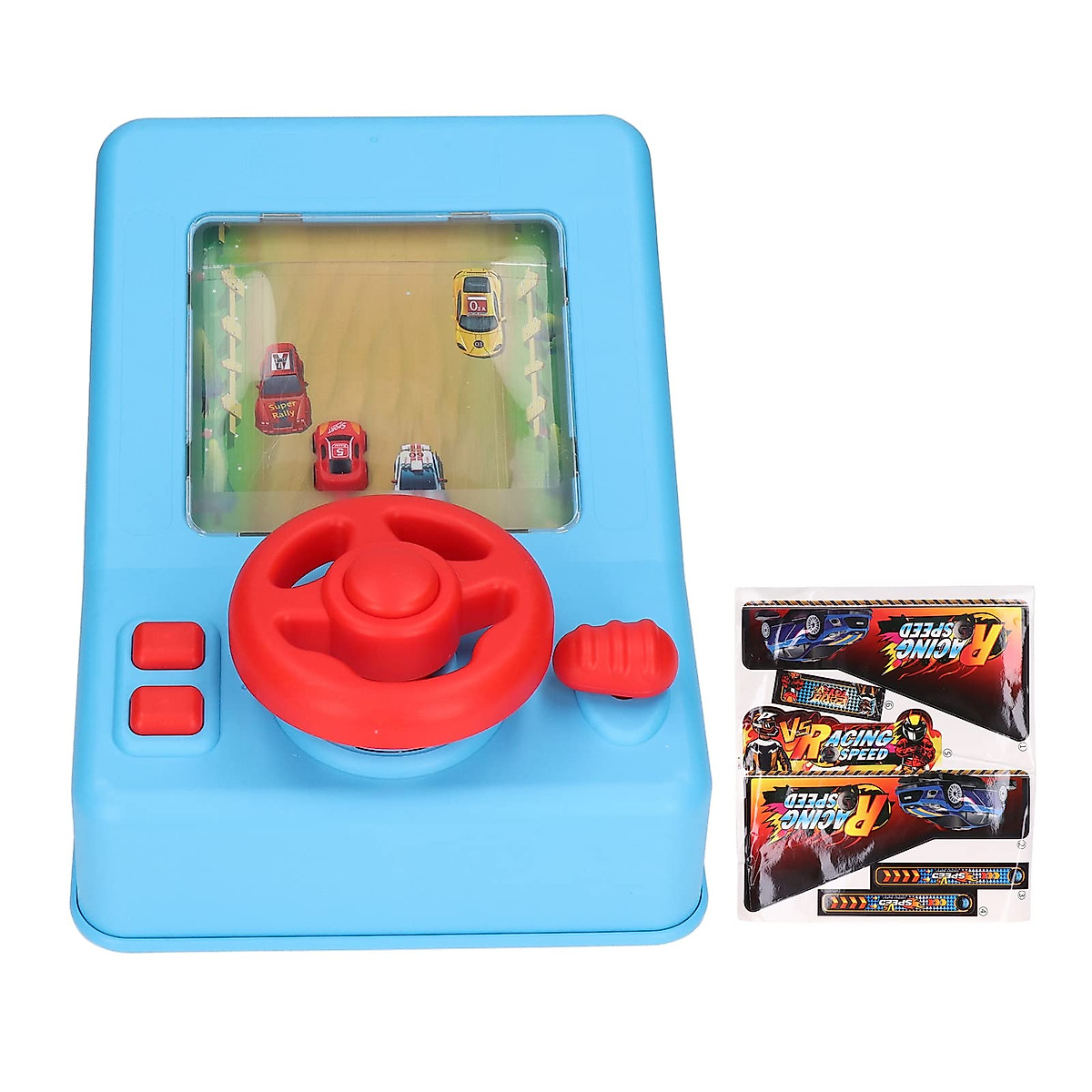 01 02 015 Handheld Game Console, Racing Adventure Game Console Kids' Handheld Games Pre-Kindergarten Toys Develop Their Thinking Logical Abilities