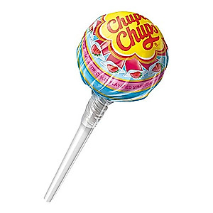 Chupa Chups Cremosa Lollipop Assortment, 2 Ice Cream Flavors, Individually Wrapped Candy for Kids, 16.9 OZ Bag (40 Suckers)