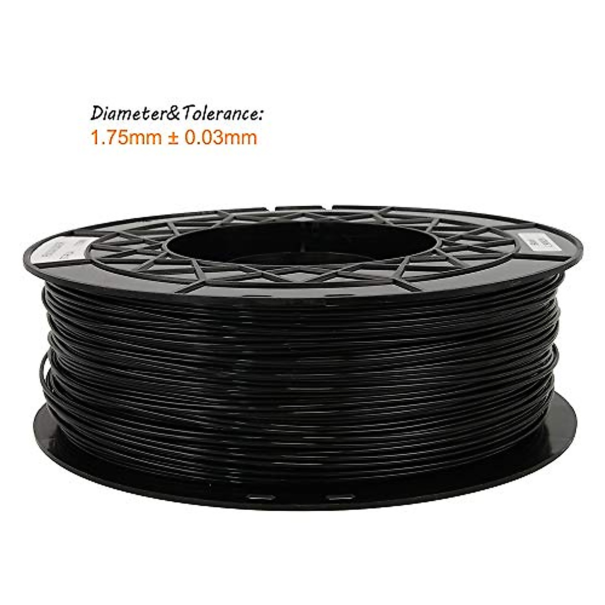 ENOMAKER ST-PLA (PLA++) 3D Printer Filament Black 1.75MM 1kg(2.2LBS) Spool Improved by New Formula for Creality CR-10 V2 Ender 3, Ender 3 pro V2