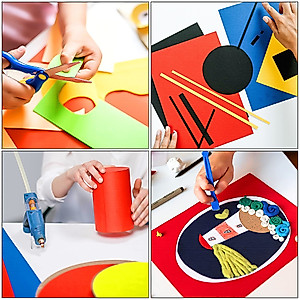 60 Sheets Textured Colored Cardstock - 8.5 x 11.0 inch / 30 Colors 85Ib 230gsm 21.6 x 27.9 cm Heavyweight Card Paper for DIY Card Art Paper Crafting Scrapbook Festive Decor UAP14