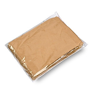 EONJOE 100-pack Kraft Paper treat Bags Flat favor bag for Sandwich Snacks Cookie Popcorn Party Small Gift bag (Brown, 3''x5'')