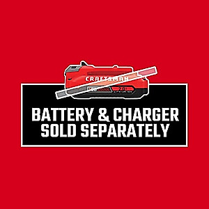 CRAFTSMAN V20 Caulk Gun, No Drip, Cordless, with anti-drip and variable speed, Tool Only (CMCE600B)