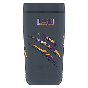THERMOS LSU Tigers, Tiger Scratches GUARDIAN COLLECTION Stainless Steel Travel Tumbler, Vacuum insulated & Double Wall, 12oz