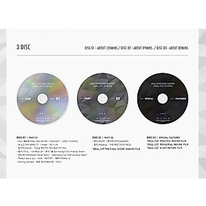 GENIE MUSIC Seventeen - 2018 Seventeen Concert Ideal Cut in Seoul DVD 3Discs+152p Photobook+On Pack Poster+1Sticker+1Photocard+Double Side Extra Photocards Set