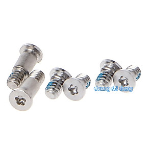 Space Grey Silver Bottom Case Cover Screws+Screwdriver for MacBook pro A17062016-2017 A1989 2018-2019 Space Grey Silver Bottom Case Cover Screws (Silver)