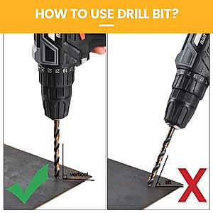 CaRoller Drill Bit Set – 29-Piece High-Speed Steel Drill Bits – Durable Drill Sets with Storage Case for Steel, Wood, Plastic, Sheet Metal
