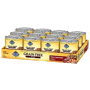 Nature's Recipe Grain Free Wet Dog Food, Chicken & Venison Stew Recipe, 10 Ounce Can (Pack of 12)
