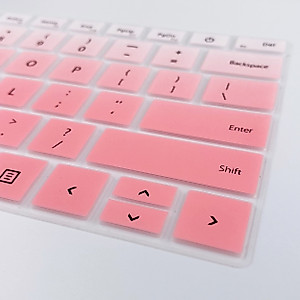 Keyboard Cover for Microsoft Surface Laptop Studio 2 (2023), Surface Laptop Studio 14.4", Surface Laptop 6 /Surface Laptop 5/Surface Laptop 4/Surface Laptop 3 13.5" 15", Surface Book 3 13.5" 15"-GPINK