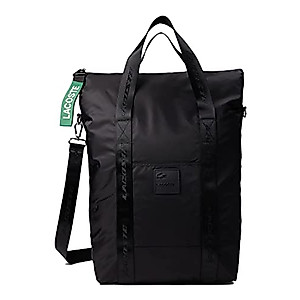 Lacoste womens Large Bag Tote, Noir