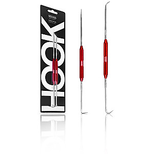 VViViD DECO65 12" x 5ft 3 Craft Vinyl Roll Bundle Includes 12" x 24" Transfer Paper Roll and 2 Precision Hooks for Weeding - M0